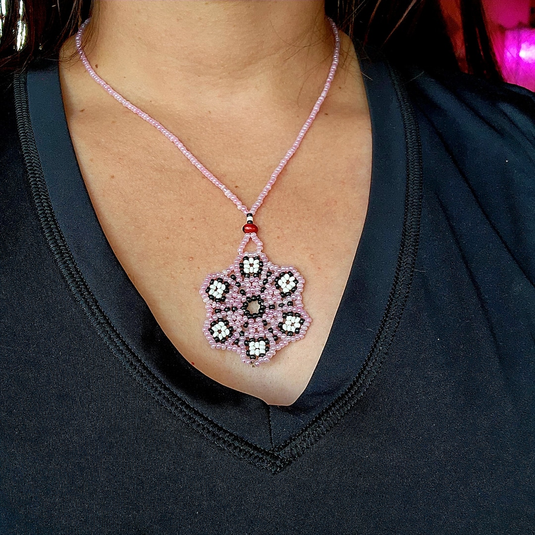 Beaded Peruvian Necklace - Etsy