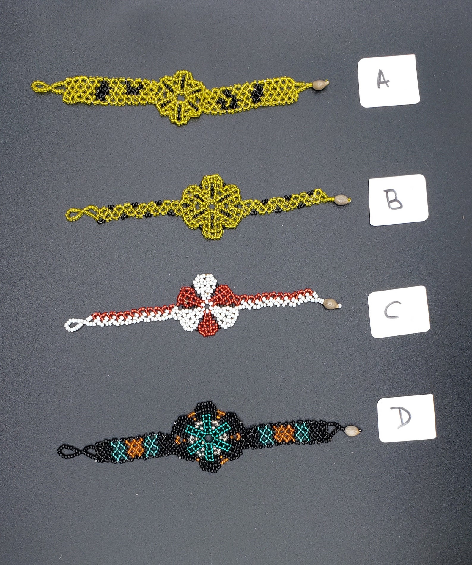 Hand Made Multi Color Beaded Peruvian Bracelet - Etsy