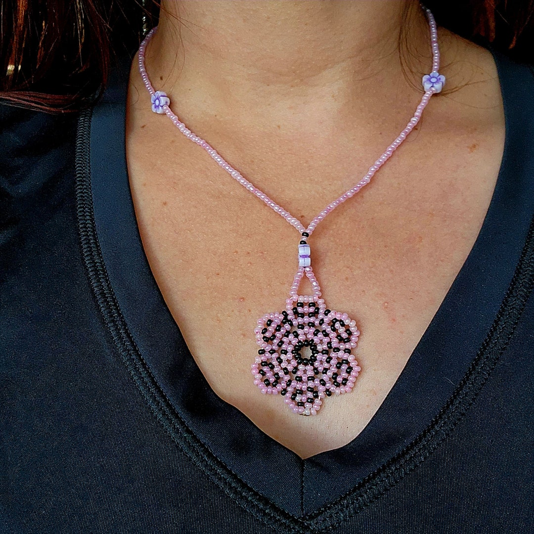 Beaded Peruvian Necklace - Etsy