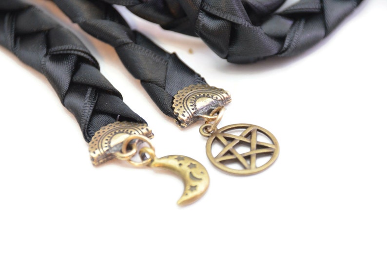 Divinity Braid Black Wiccan Moon Fairy Wedding Handfasting - Etsy