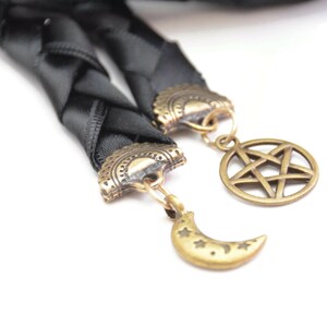 Divinity Braid Black Wiccan Moon Fairy Wedding Handfasting Cord # ...