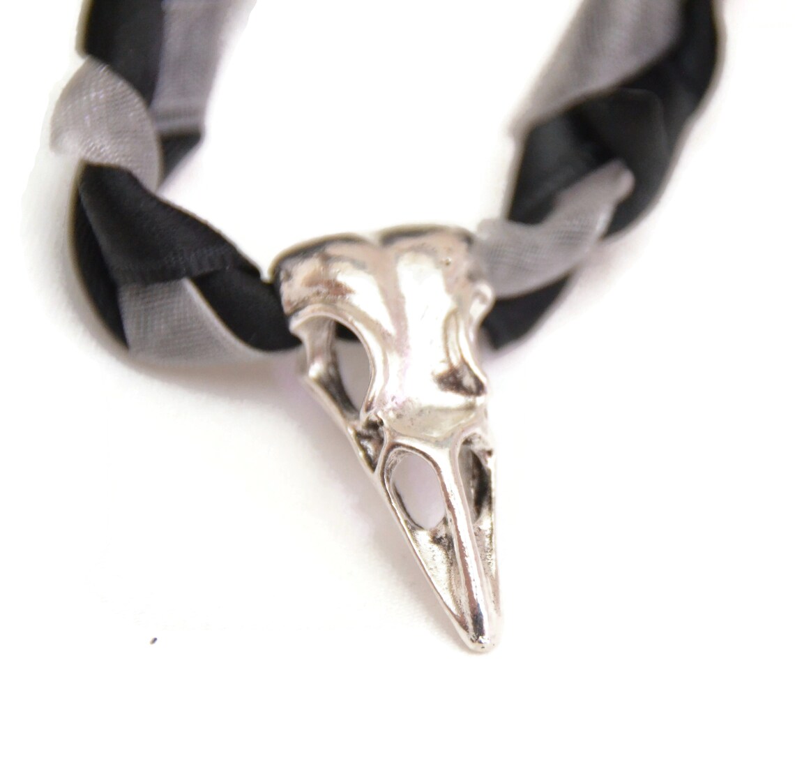 Divinity Braid 3 Charm Raven Skull Pagan Wedding Handfasting | Etsy