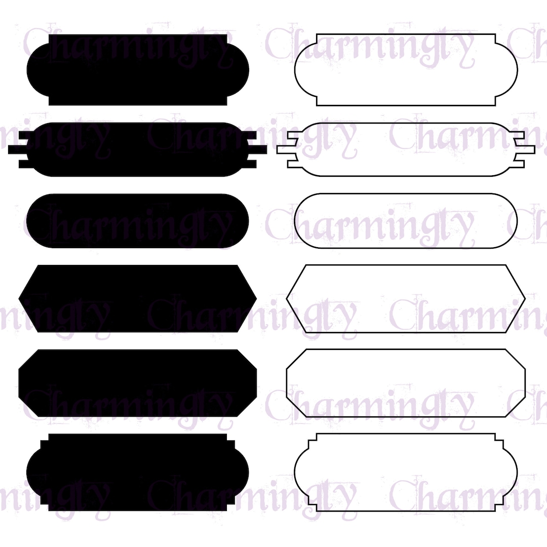 Plaques for Design, Etching , Accent, Plaque Shapes in Jpg, SVG, Png ...