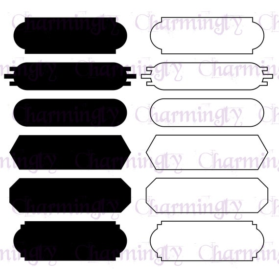 Plaques for Design Etching Accent Plaque shapes in jpg | Etsy