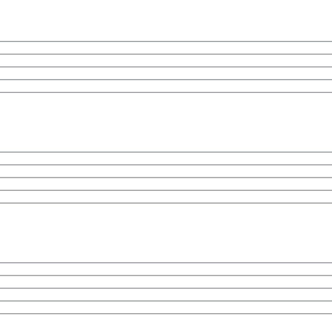 Staff Paper - Print Your Own for Free FOREVER - Music Notation Staff ...