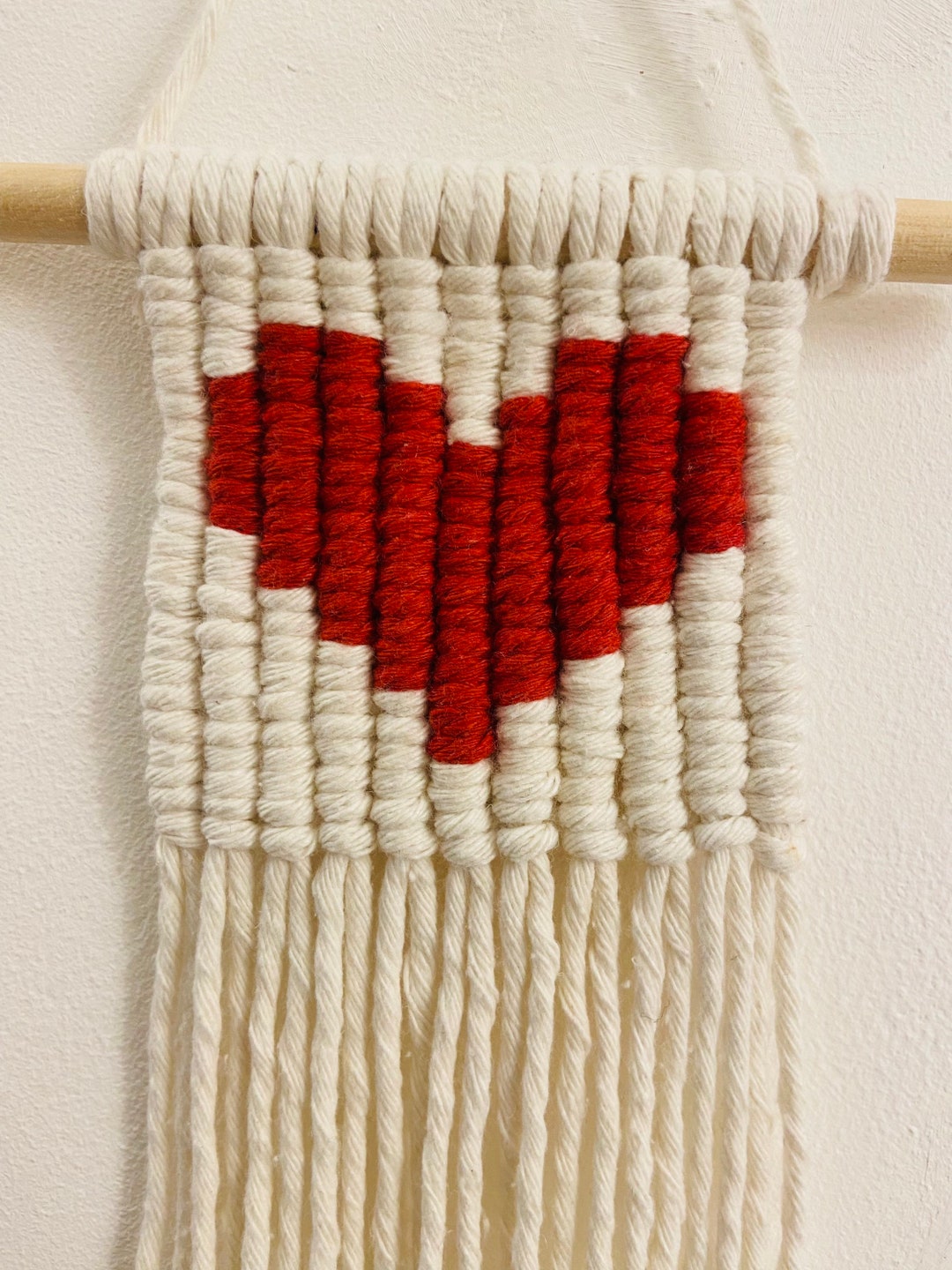 Mini Pixel Art Macrame Hanging - Etsy