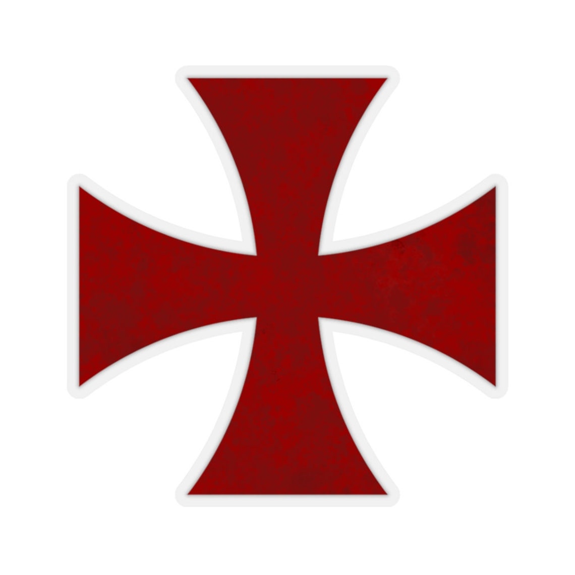 Knight Templar Crusader Cross Sticker, Templar Cross Sticker, Templar ...