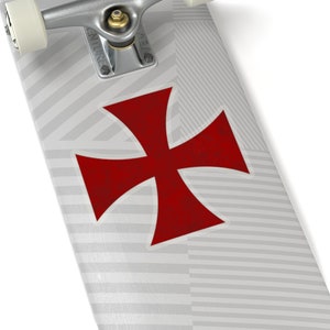 Knight Templar Crusader Cross Sticker, Templar Cross Sticker, Templar ...