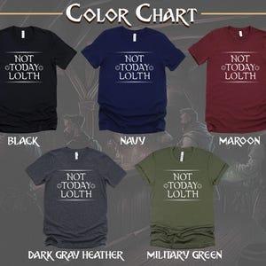 Not Today Lolth Shirt, Evil Spider Queen Shirt, D&D Lolth Shirt, Funny ...