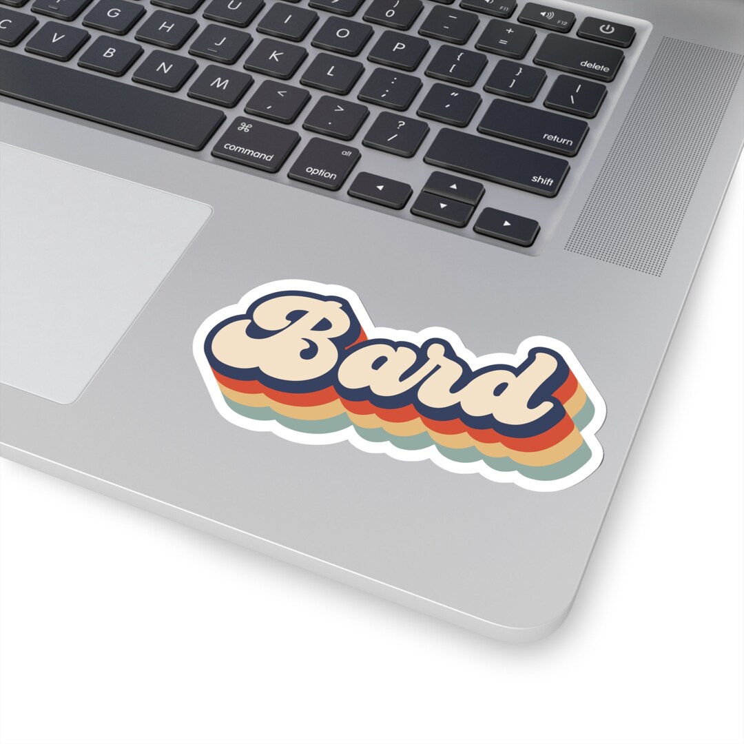 Vintage Dnd Bard Class Gamer Sticker, Retro 70s Bard D&D Sticker Gift ...