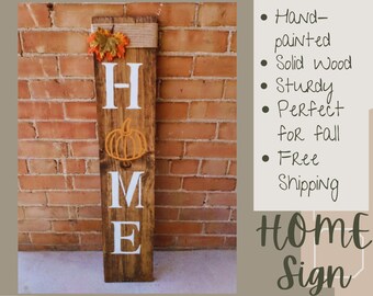 Tall Fall Porch Sign - Etsy