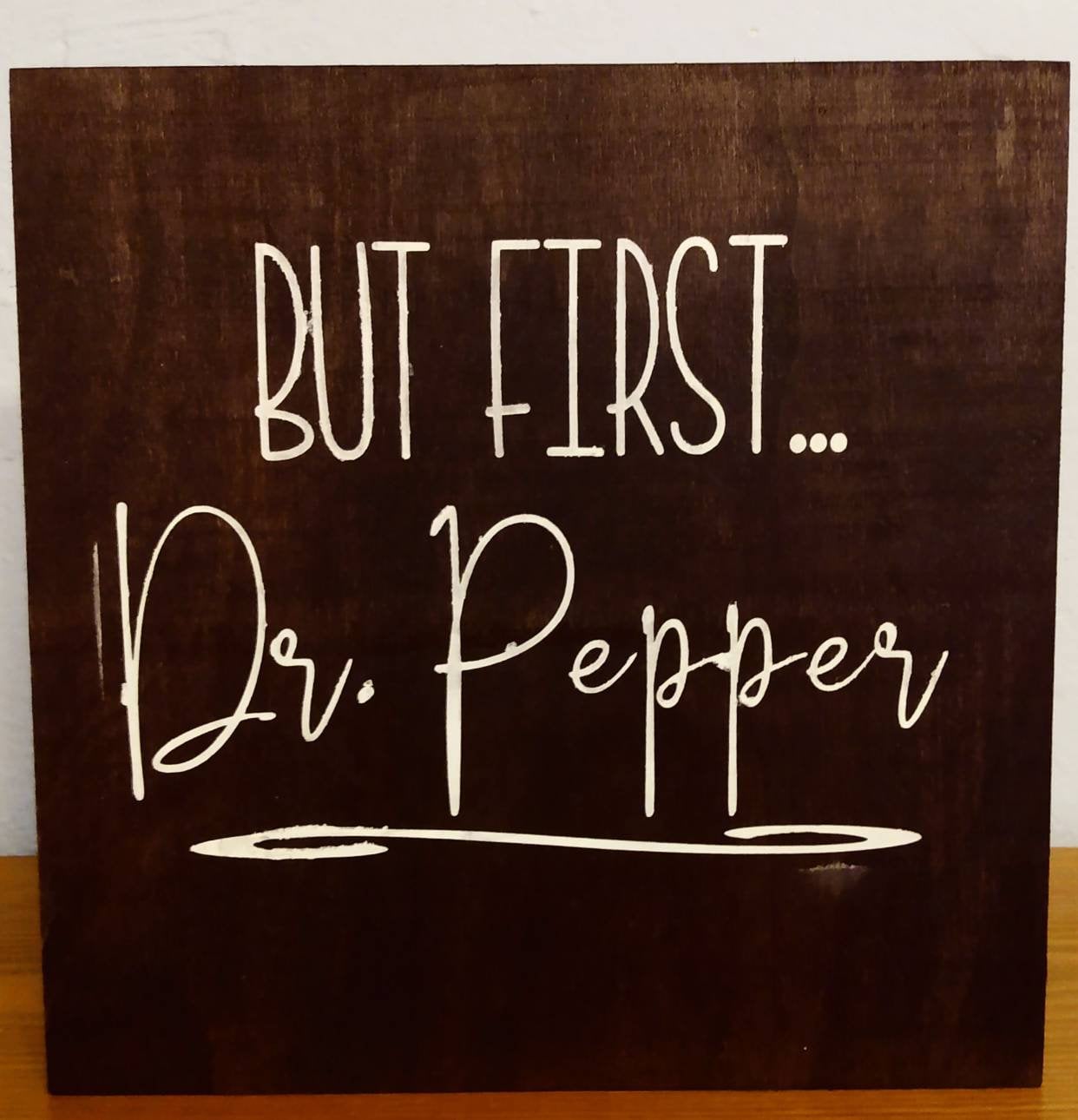 Dr. Pepper Wood Sign Dr Pepper Gift Soda Pop Shop Sign Dr Pepper Lovers ...