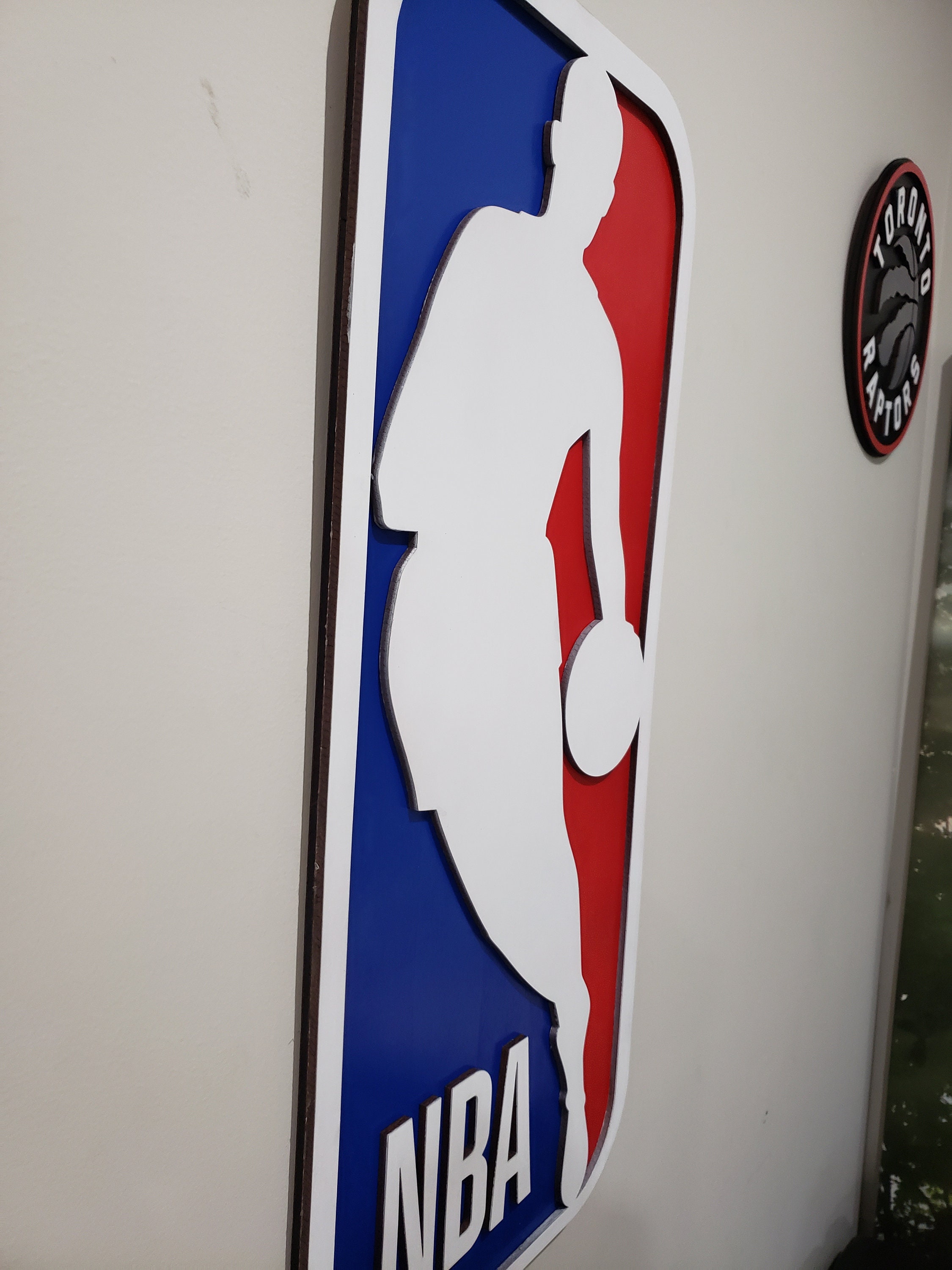 NBA wood sign 3d | Etsy