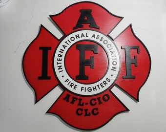 Iaff Door Sign - Etsy