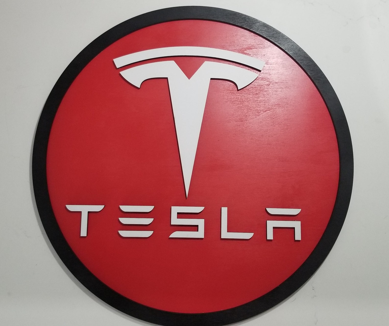 Tesla Wood Decor Sign 3d - Etsy