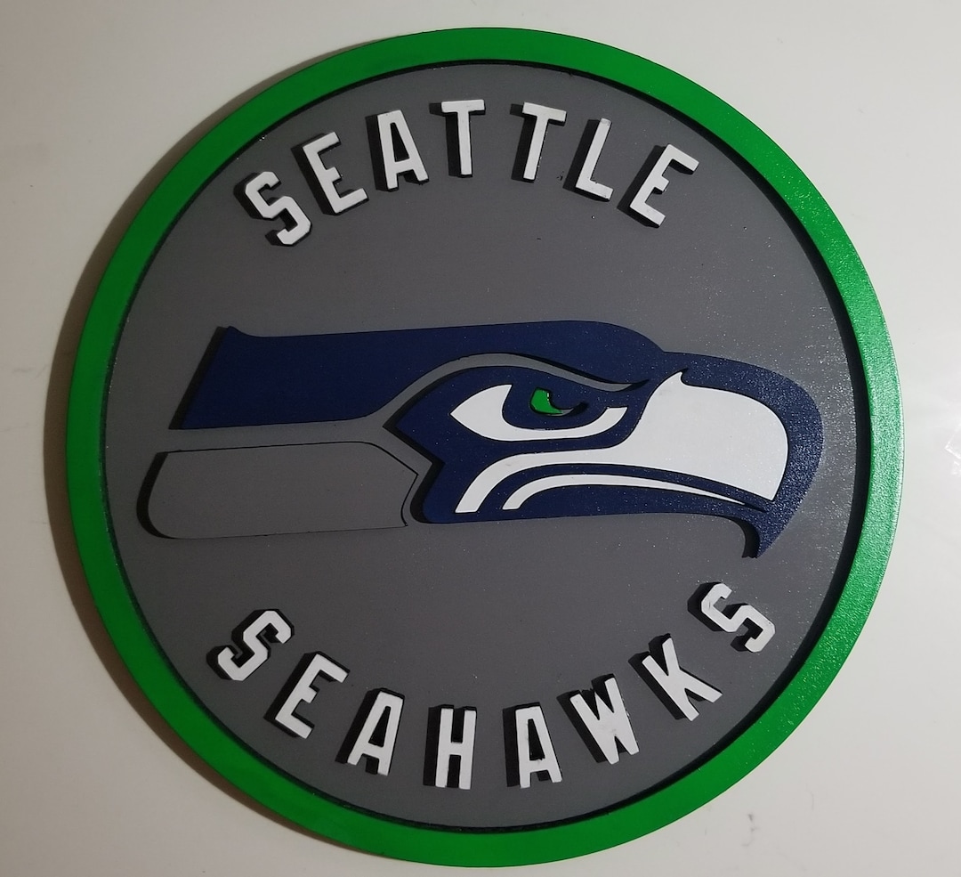 Seattle Seahawks Wood Sports Decor - Etsy