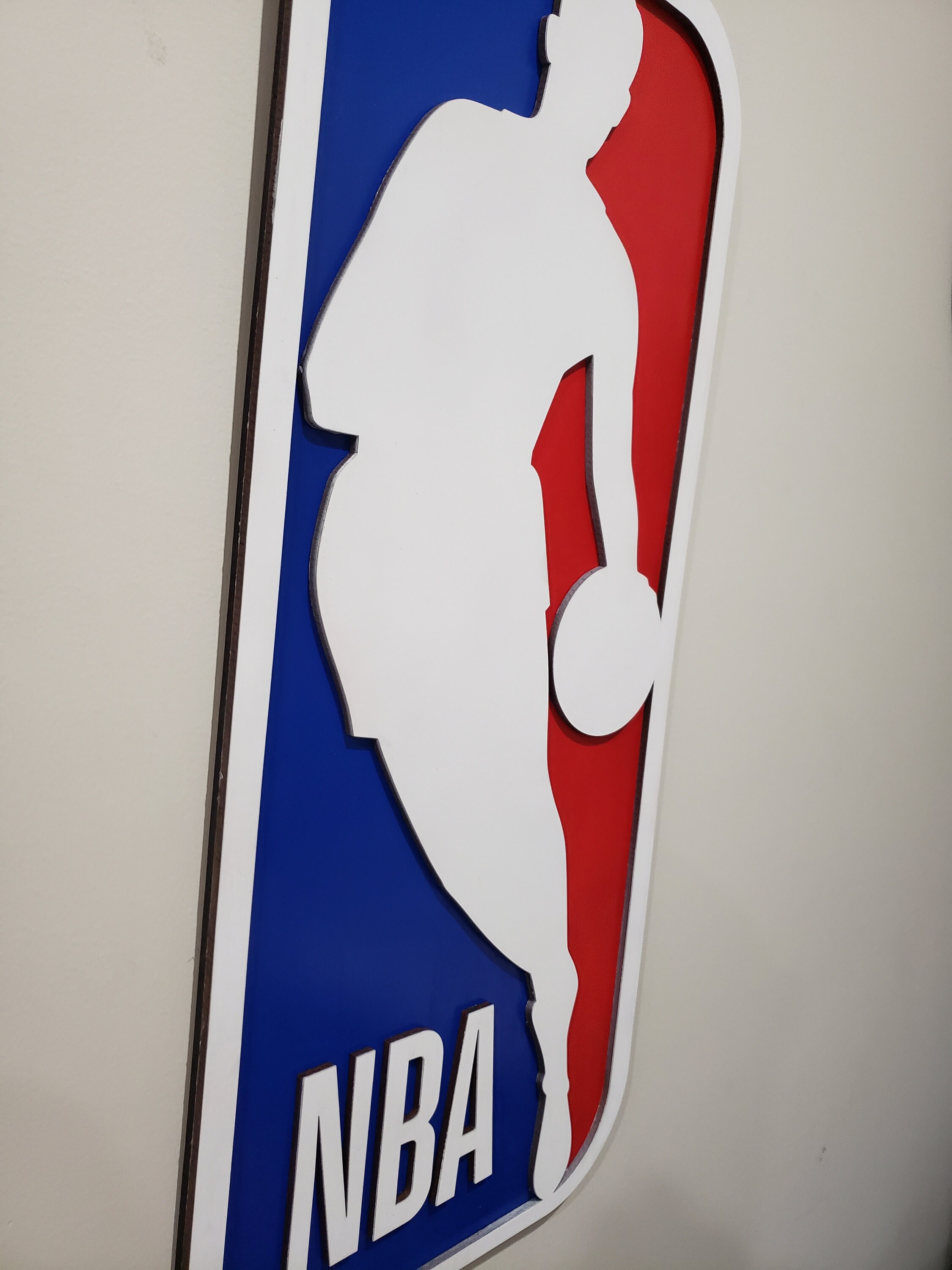 NBA wood sign 3d | Etsy