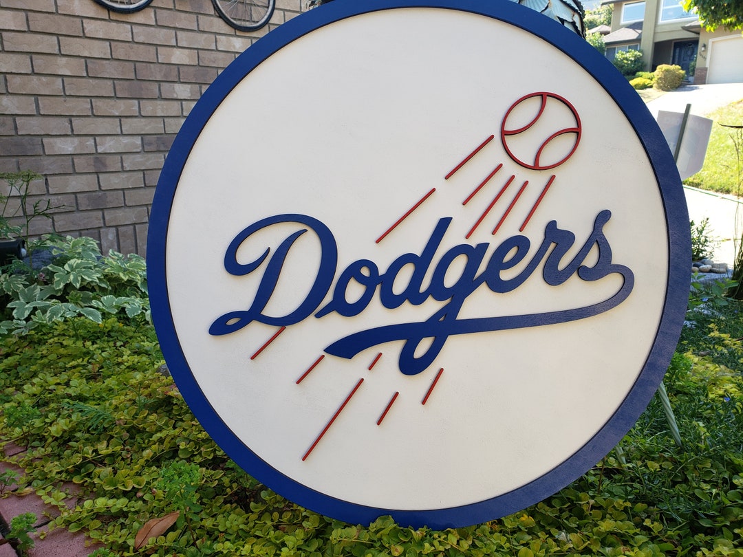 Los Angles LA Dodgers Wood Sports Decor 3D - Etsy