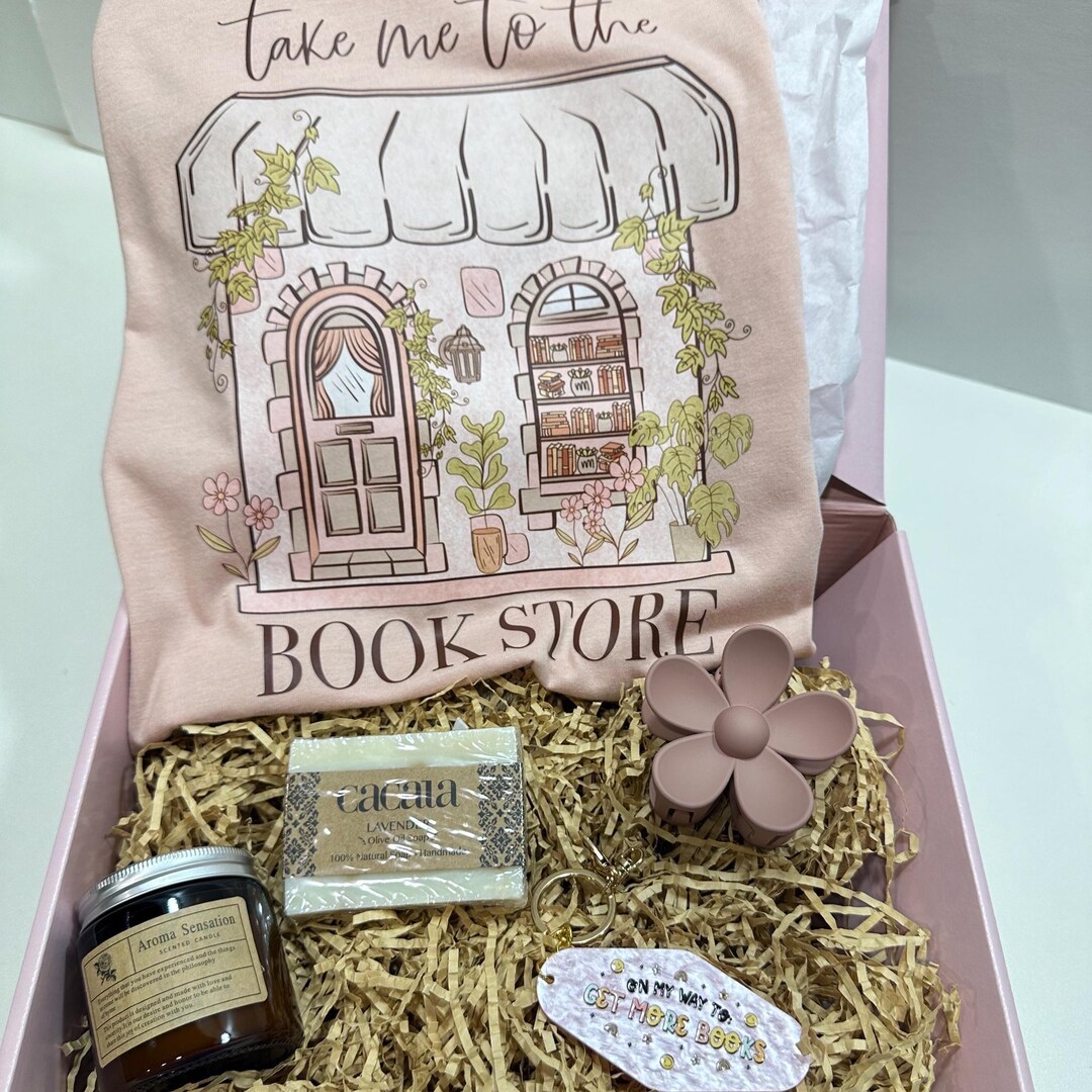 Personalized Take Me to the Bookstore Gift Box-book Lover Gifts ...