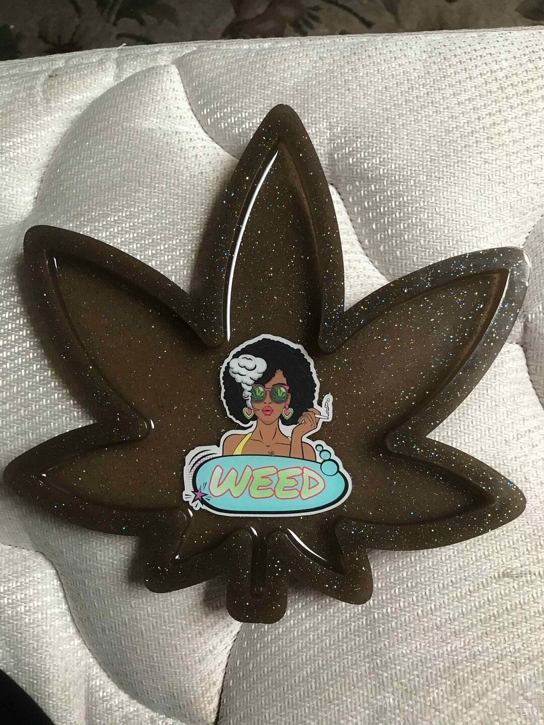 Black Canna Leaf Tray - Etsy