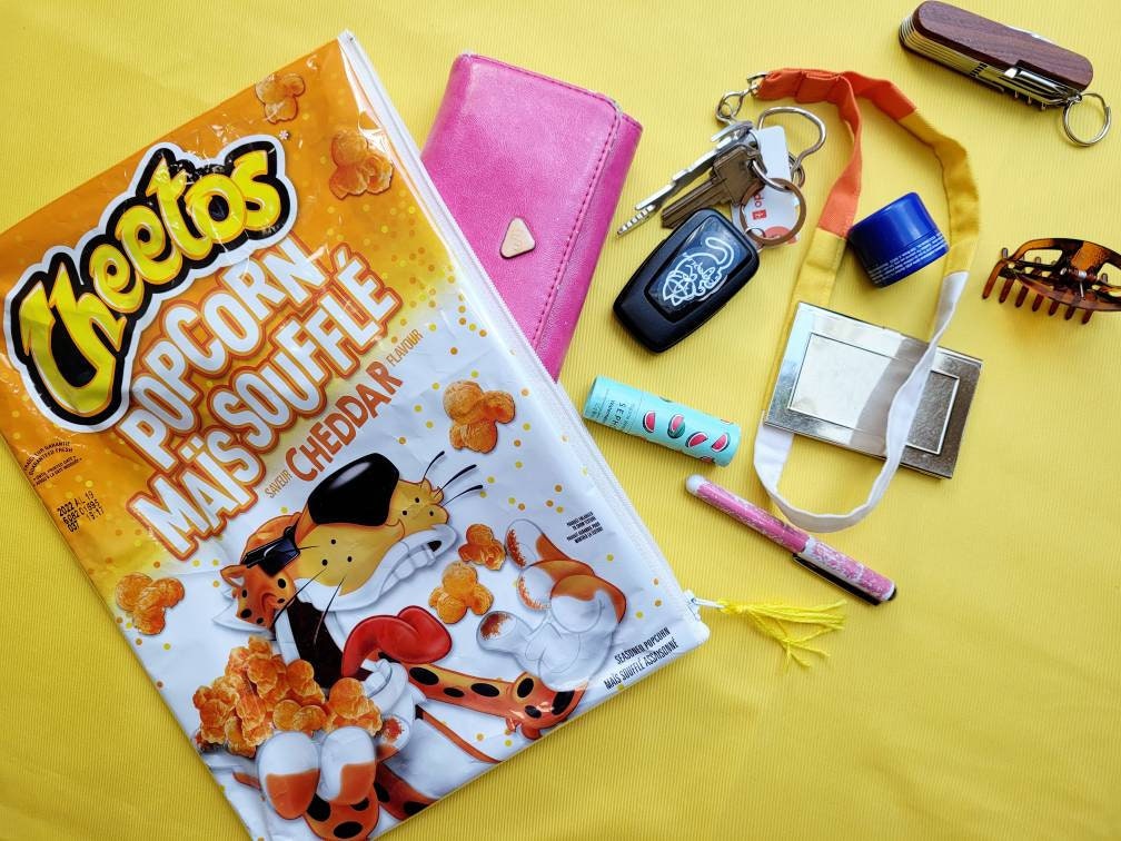 Upcycled Cheetos Popcorn Bag - Etsy