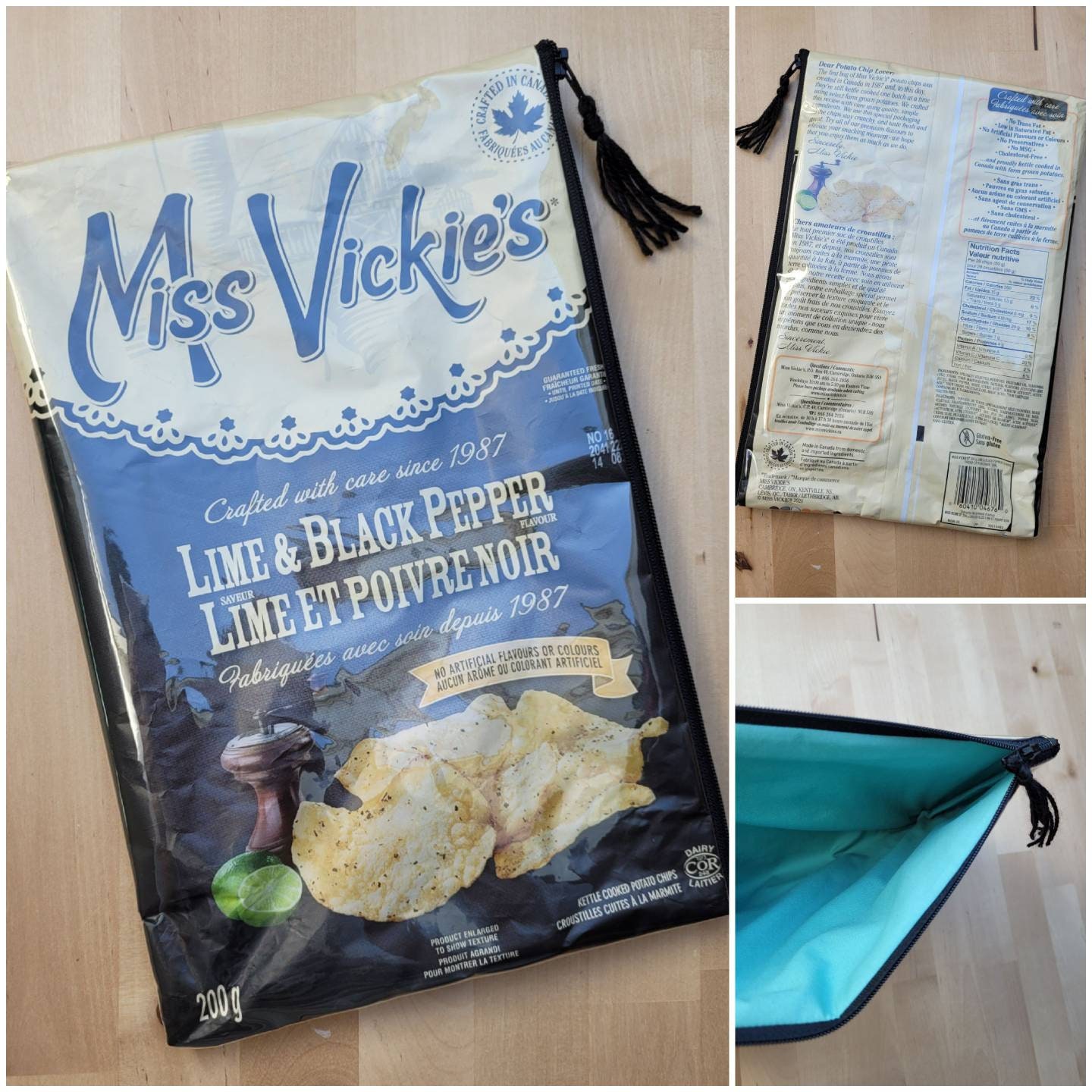 Miss Vickie's Upcycled Chip Bags - Etsy
