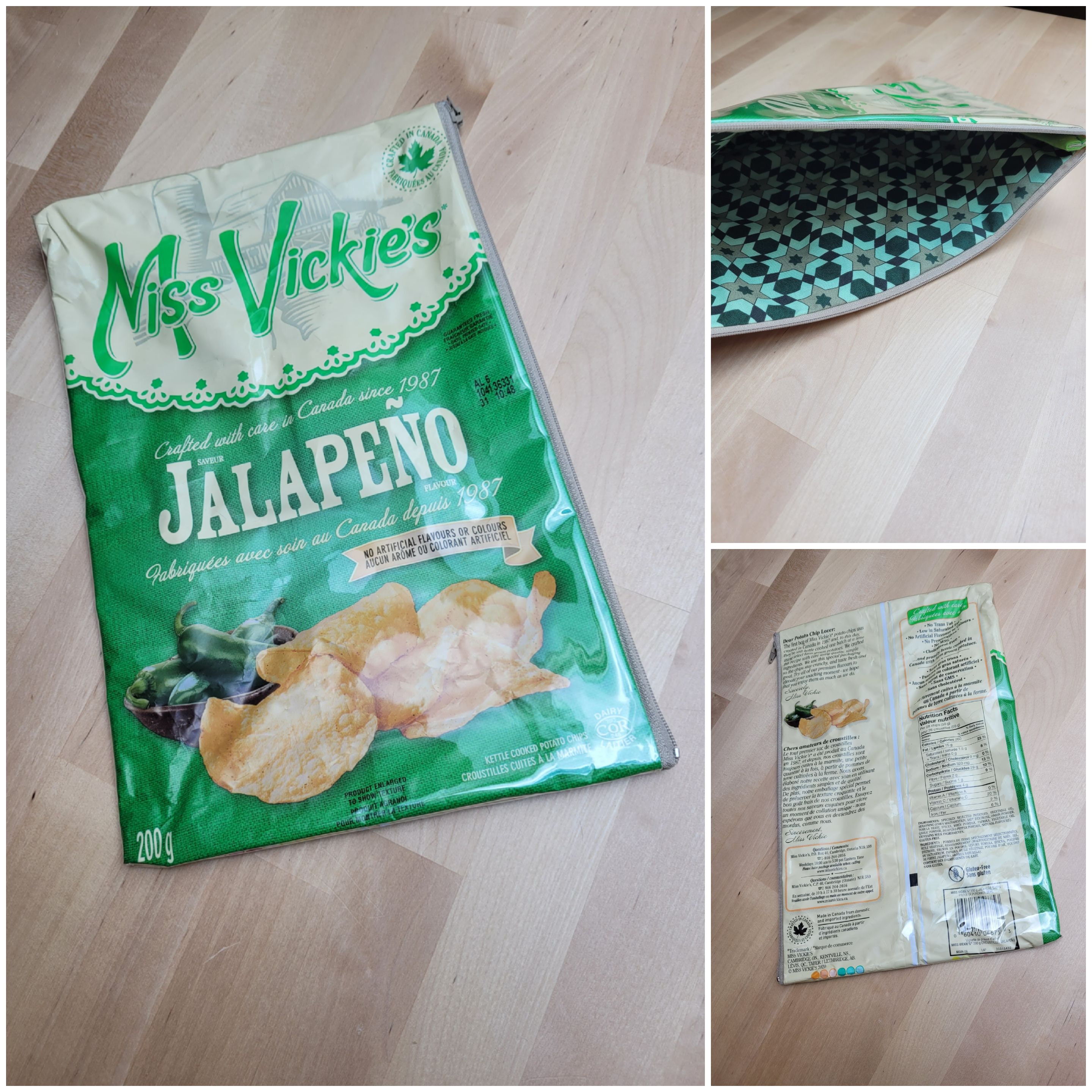 Miss Vickie's Upcycled Chip Bags - Etsy