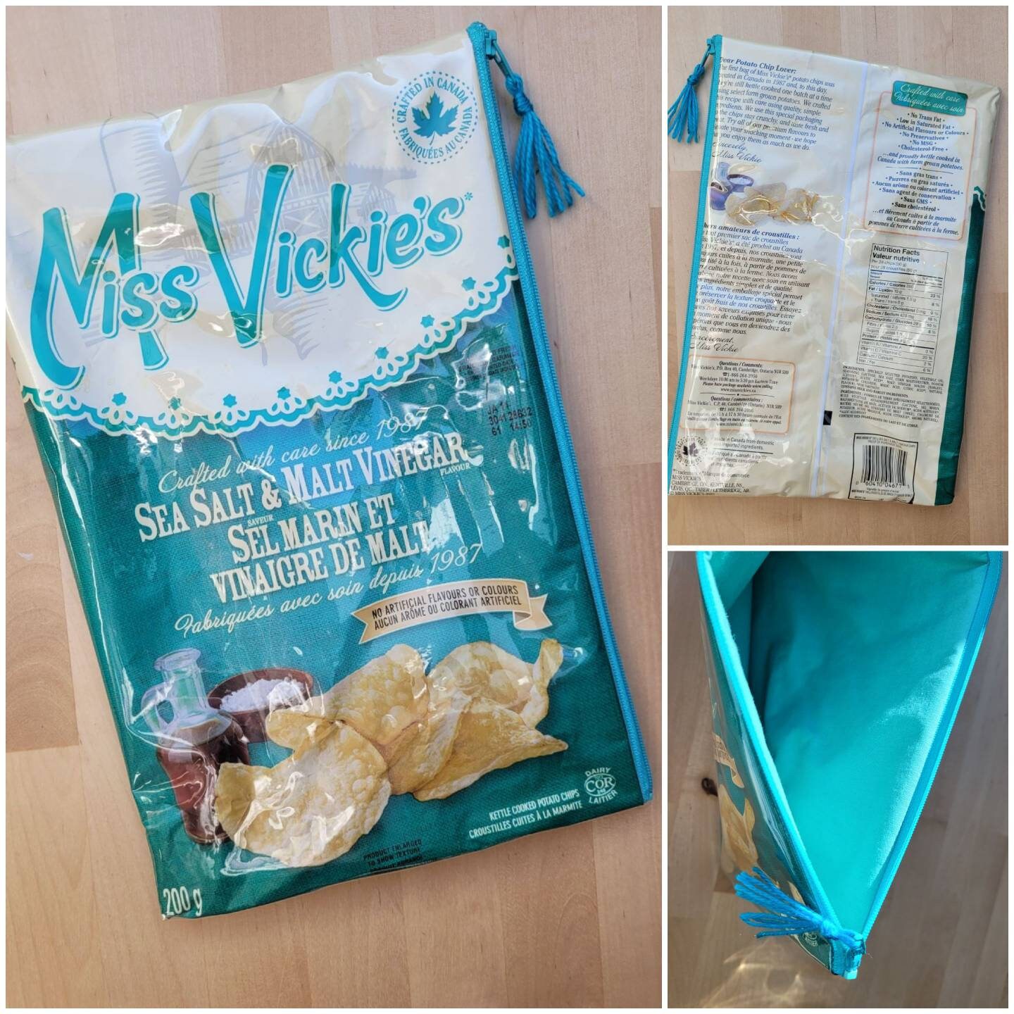 Miss Vickie's Upcycled Chip Bags - Etsy