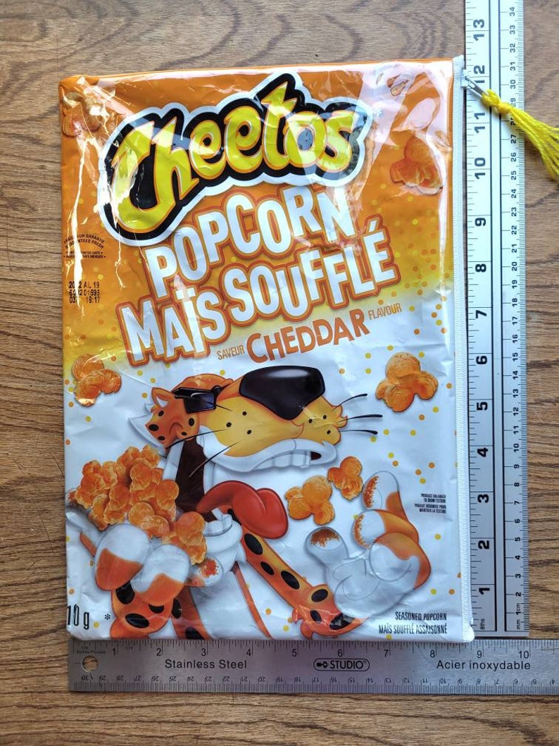 Upcycled Cheetos Popcorn Bag - Etsy