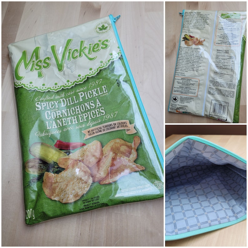 Miss Vickie's Upcycled Chip Bags - Etsy