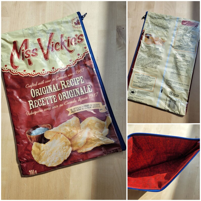 Miss Vickie's Upcycled Chip Bags - Etsy
