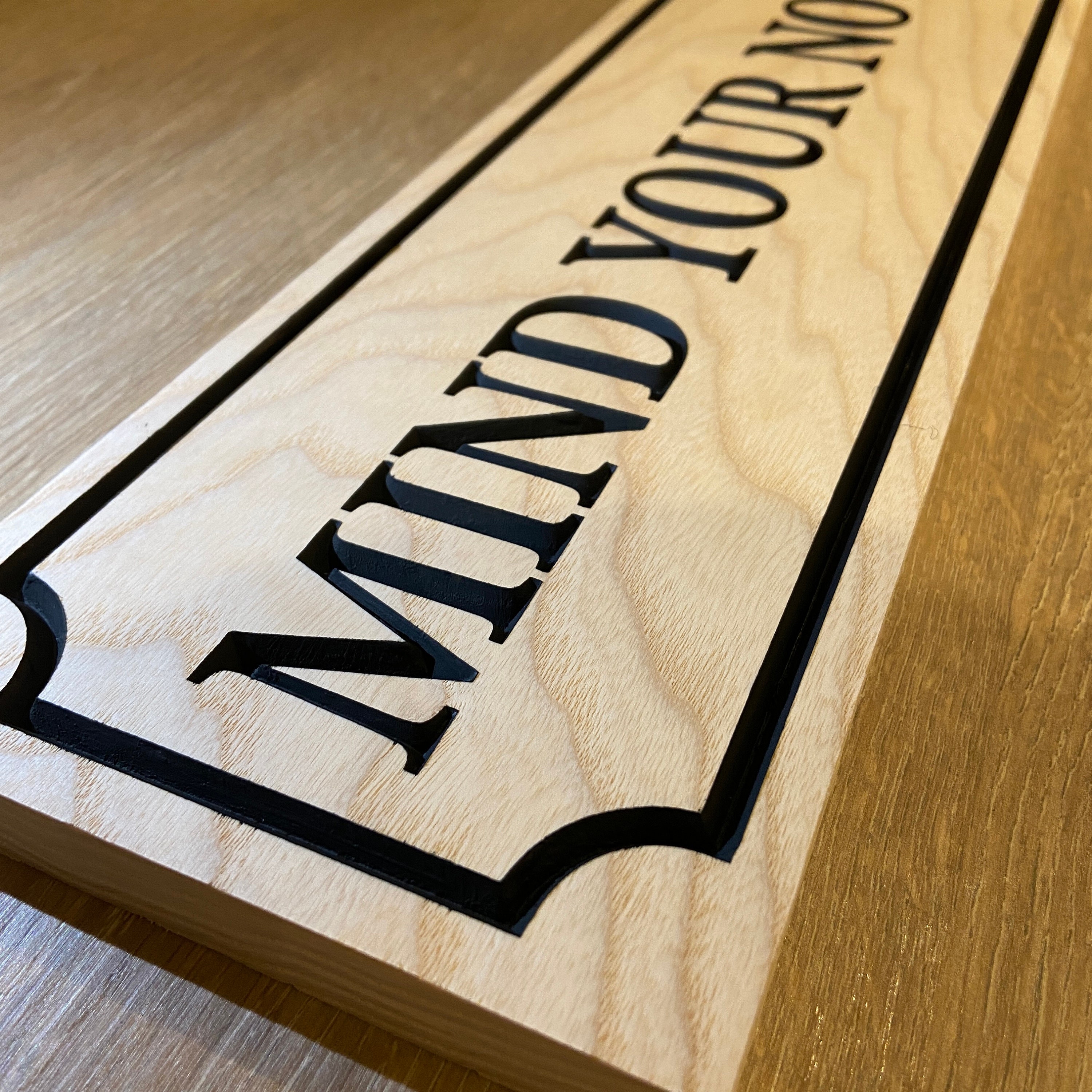 Wooden Engraved Signs - Etsy