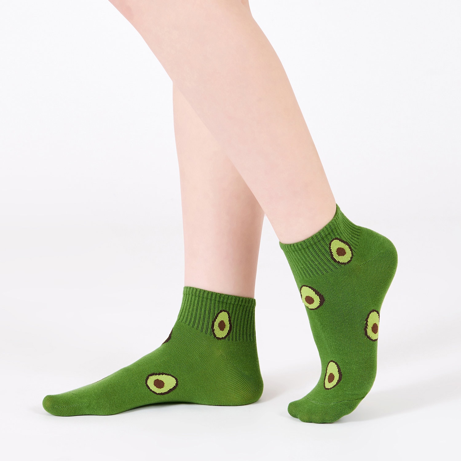 Avocado Pattern Ankle Socks Cute Socks Gift for Her - Etsy