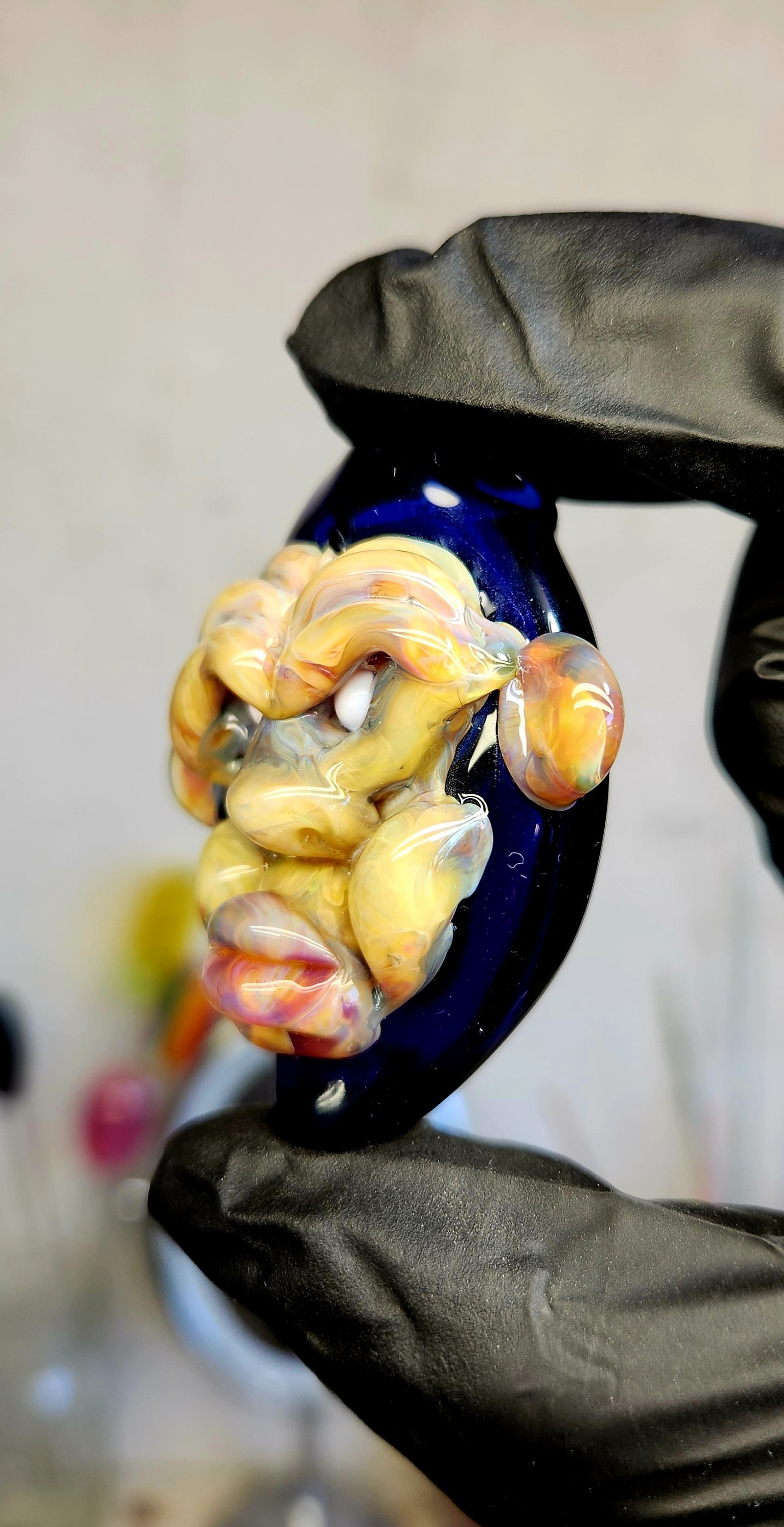 Glass Pendant - Messy Marv - Etsy