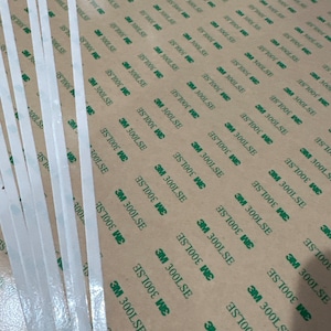 3M 300 LSE Double Sided Adhesive Tape SHEETS, Trim Tape, Double Side ...