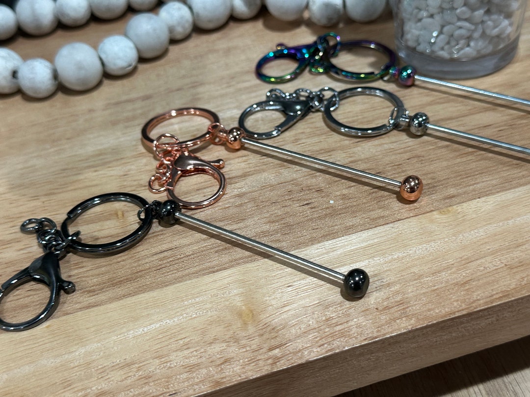 Beadable Keychains Matching Bars , Crafting Blanks, Beadable Blanks ...