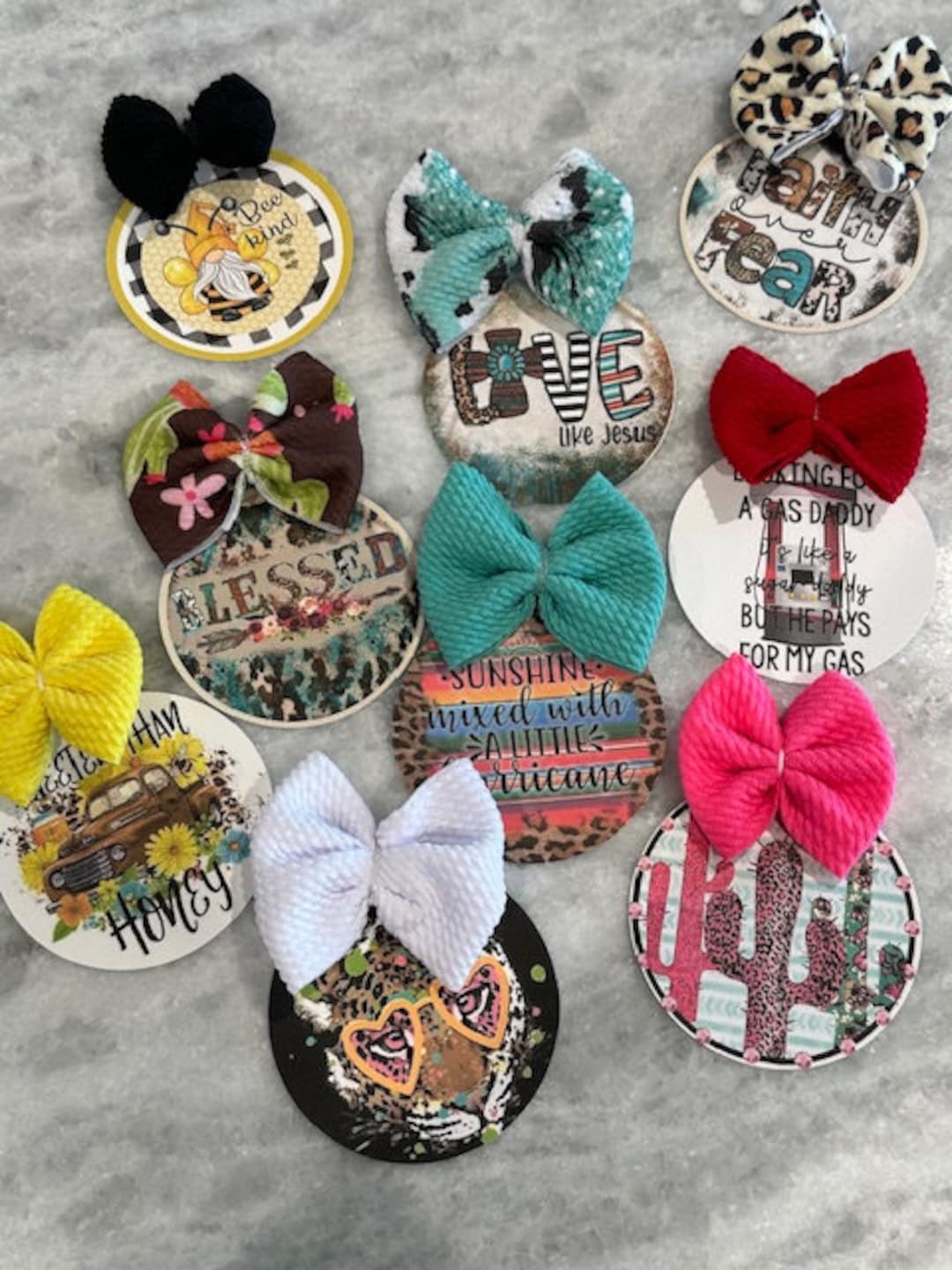 Bullet Bow Cardstock Bundle, Cardstock Rounds Grab Bag, Bow Craft, Bow ...