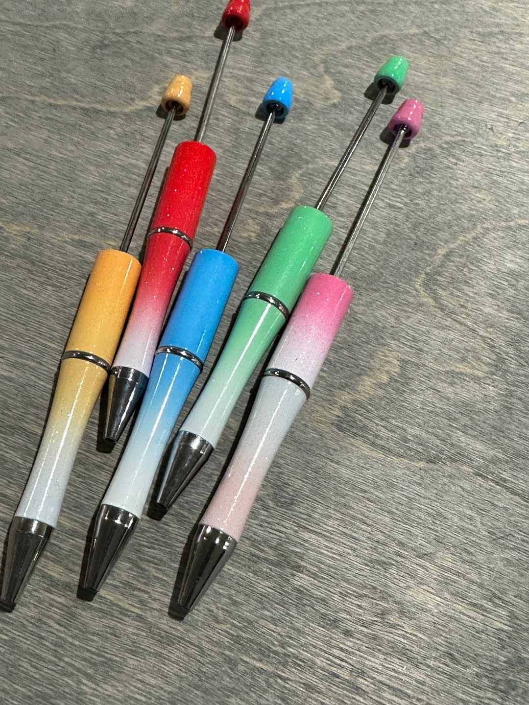 Two-tone Beadable Pens, Multi Colors Beaded Pens, DIY, Pen Blank ...