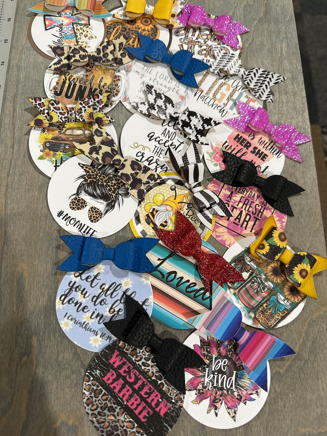 Bow Cardstock Bundles / Cardstock Rounds Grab Bag /fresheners Cardstock ...