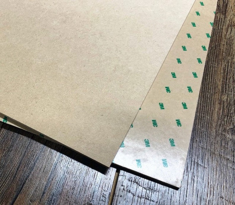 3M Adhesive Backed 3mm 1/8 MDF for Laser Cutting CNC Sign | Etsy