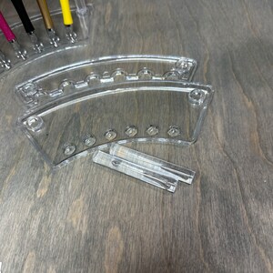 Pen Display Stand, Clear Acrylic Stand, Easy to Transport, Bead Stand ...