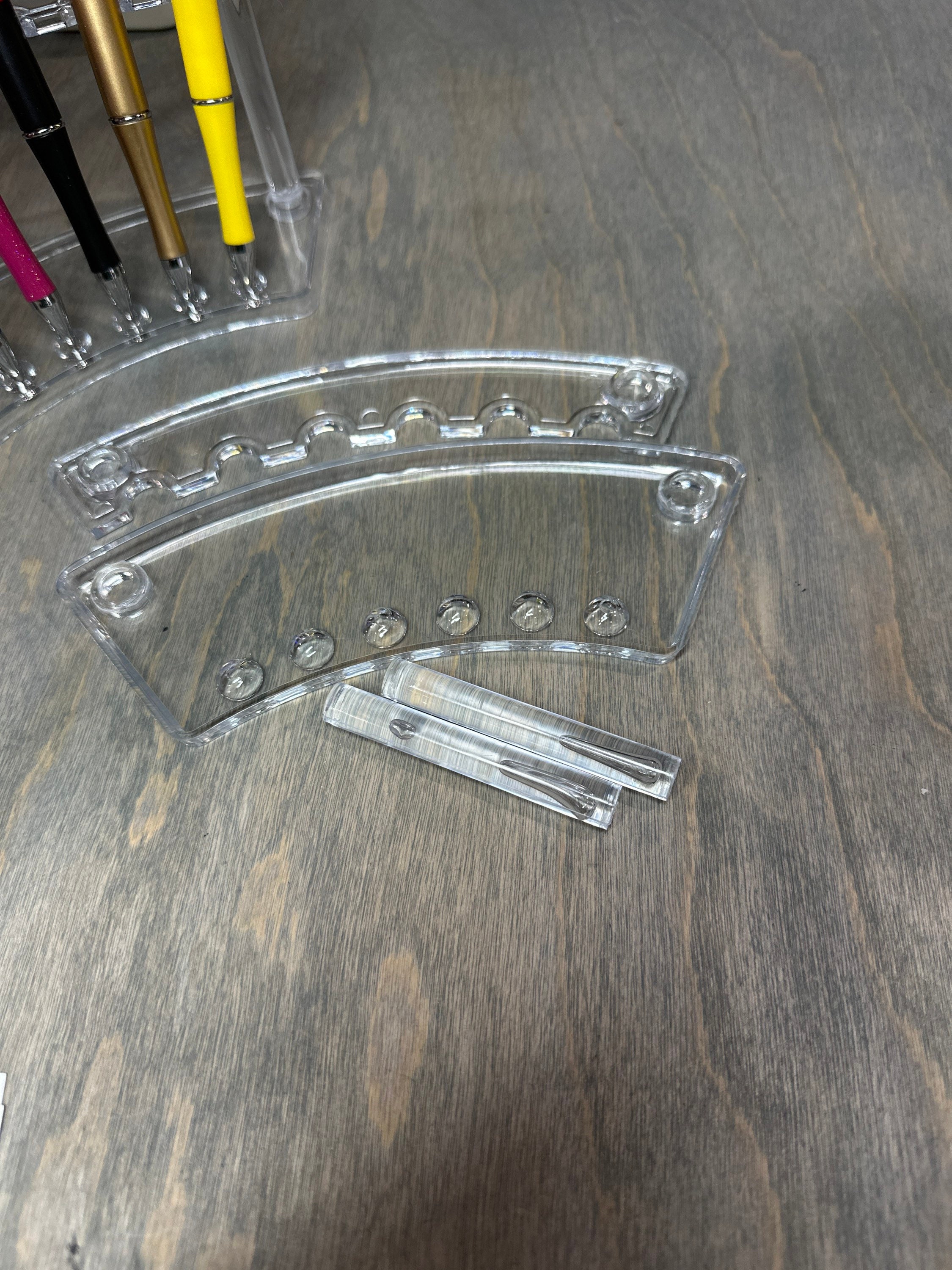 Pen Display Stand, Clear Acrylic Stand, Easy to Transport, Bead Stand ...