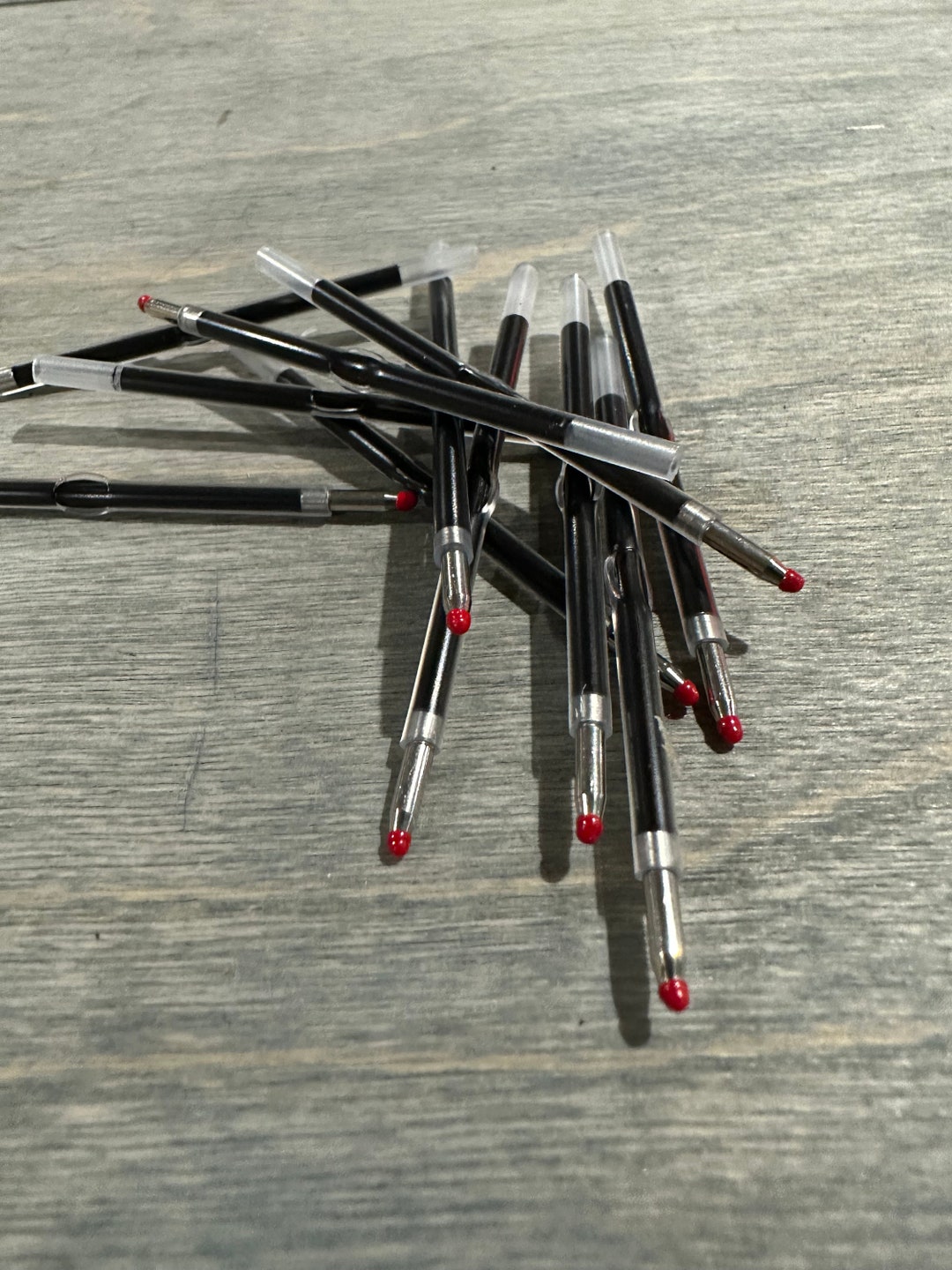 Pen Refill, Beaded Pen Refills, Black Ink, Blue Ink, Red Ink Refills ...