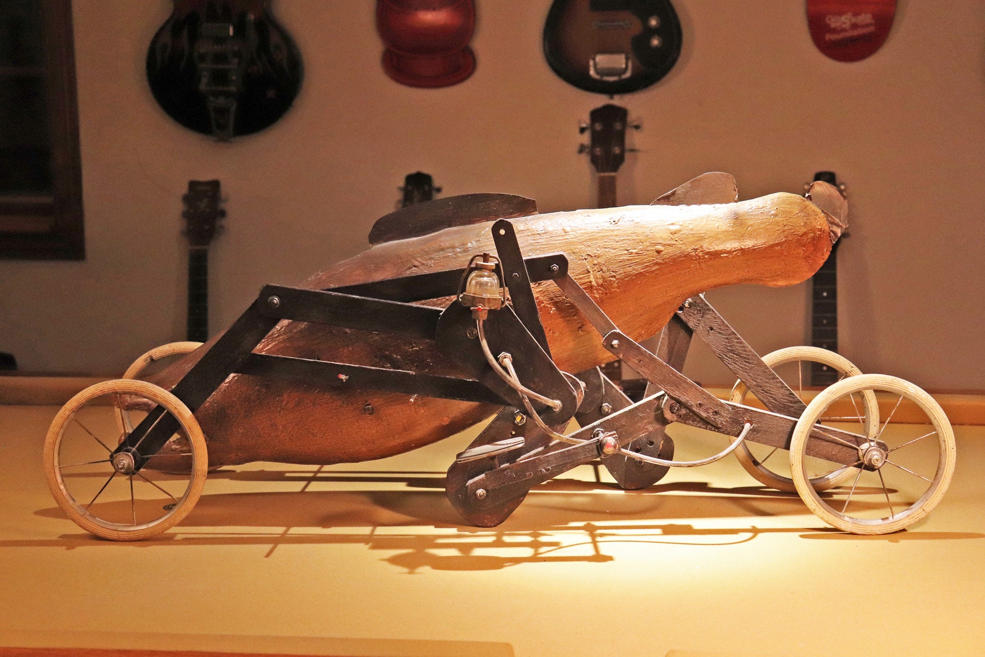 Ron Pippin Fish on Wheels - Mixed Media Art - Steampunk - Vintage Art ...