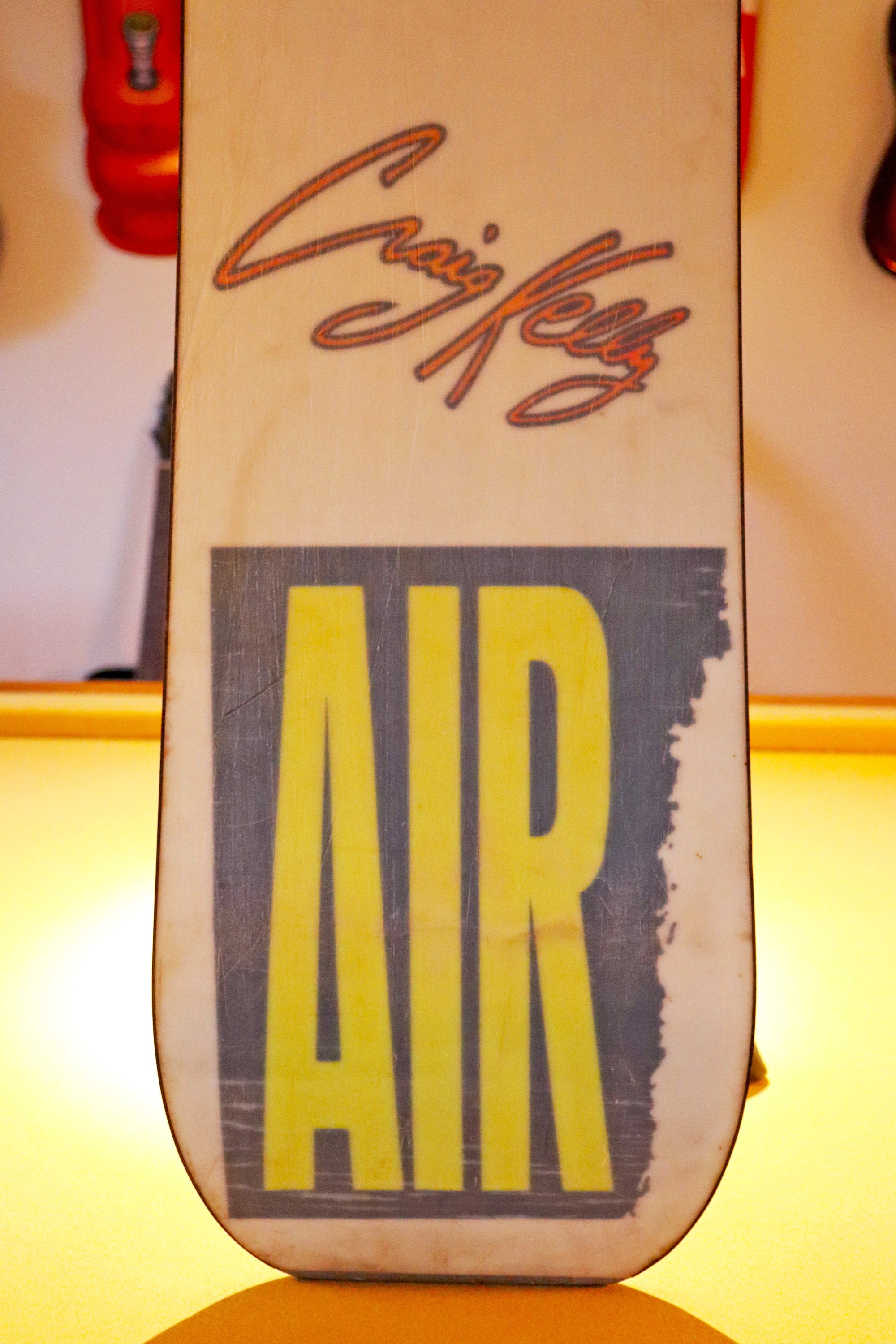 Craig Kelly Burton Air Snowboard - Jim Morrison Mural - Rare Burton ...