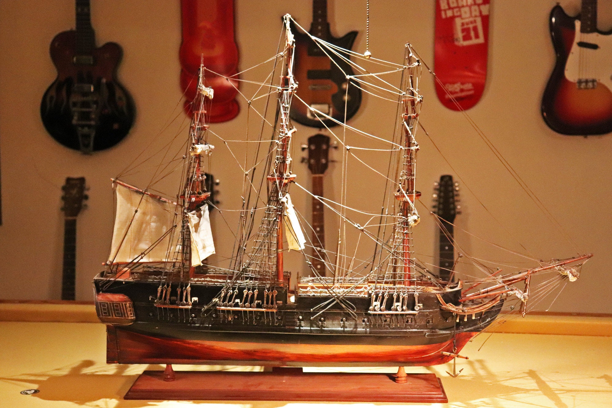 Ron Pippin Hand Built Ship -wooden Model Ship - Wood Boat - Model Boat ...