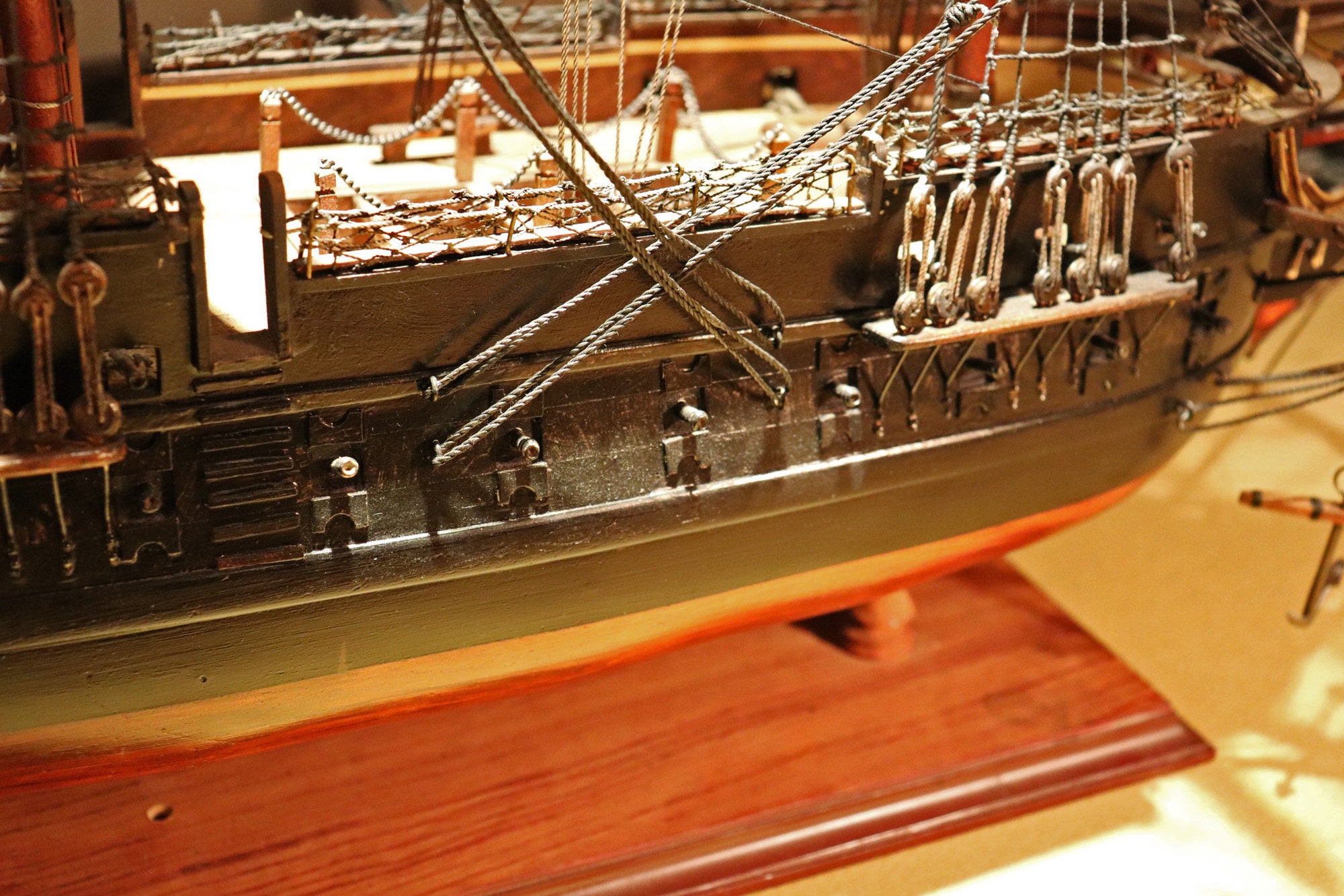 Ron Pippin Hand Built Ship -wooden Model Ship - Wood Boat - Model Boat ...