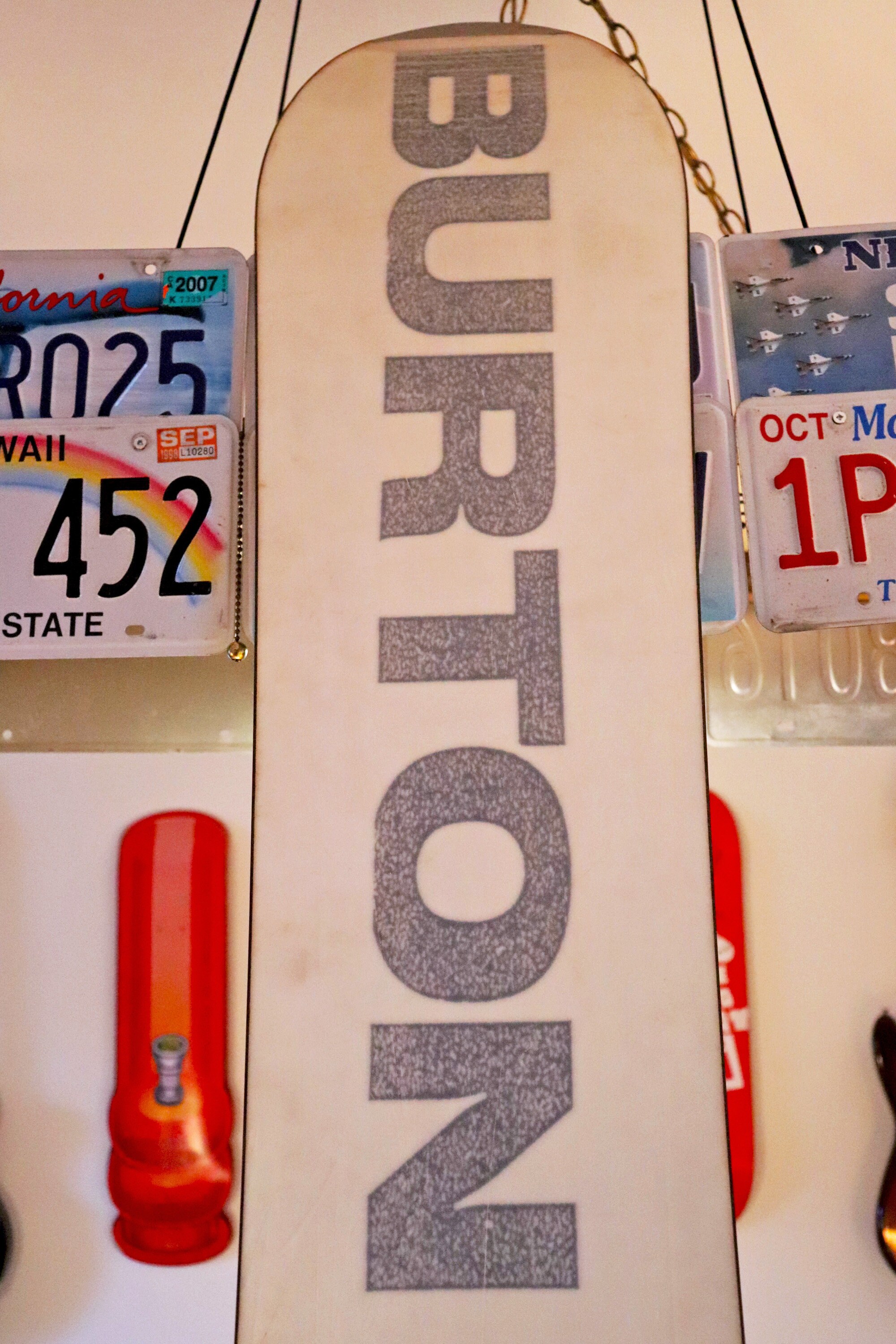 Craig Kelly Burton Air Snowboard - Jim Morrison Mural - Rare Burton ...