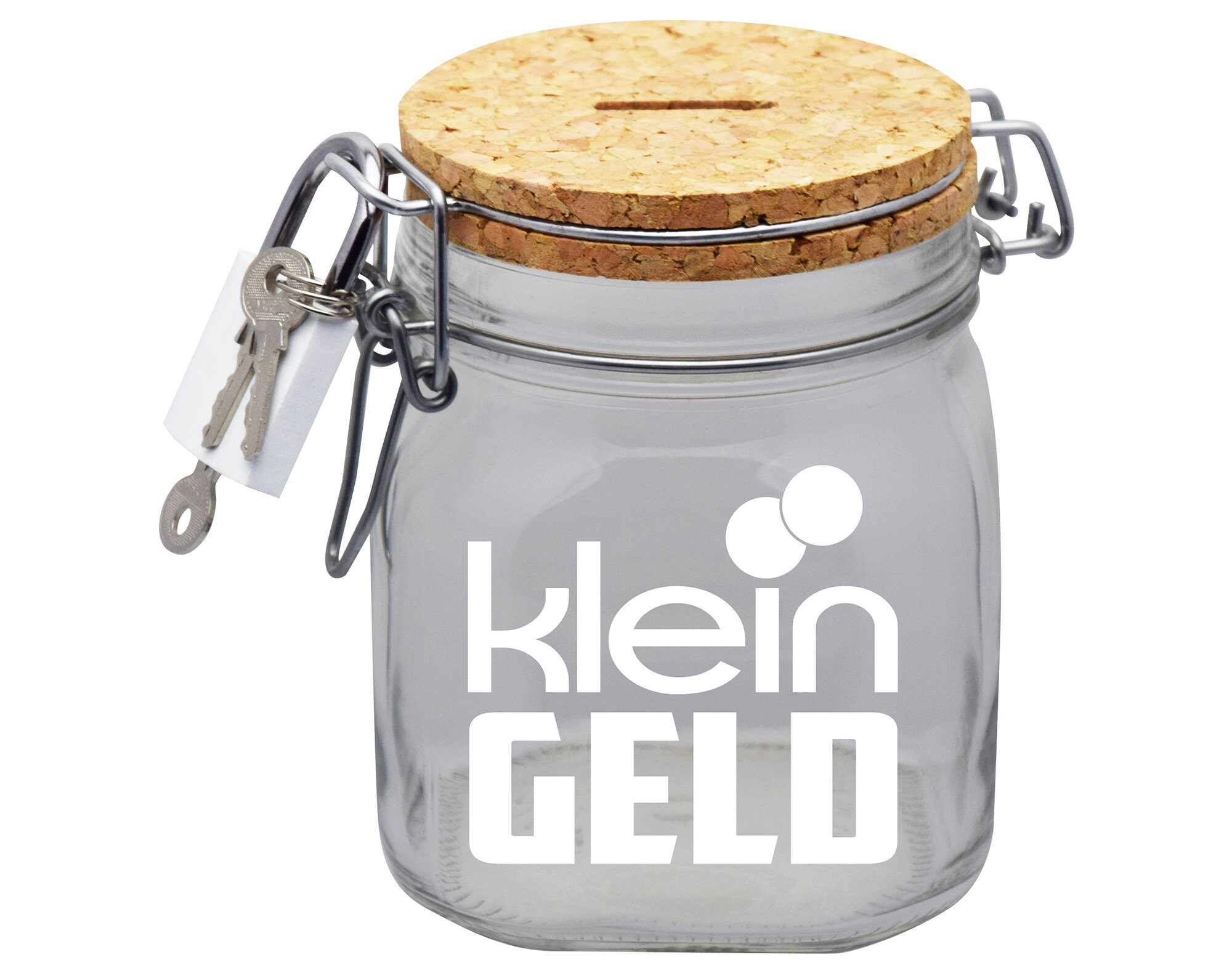 Spardose Geld Geschenk Ideen Klein Geld Transparent Größe M 0.75 Liter ...