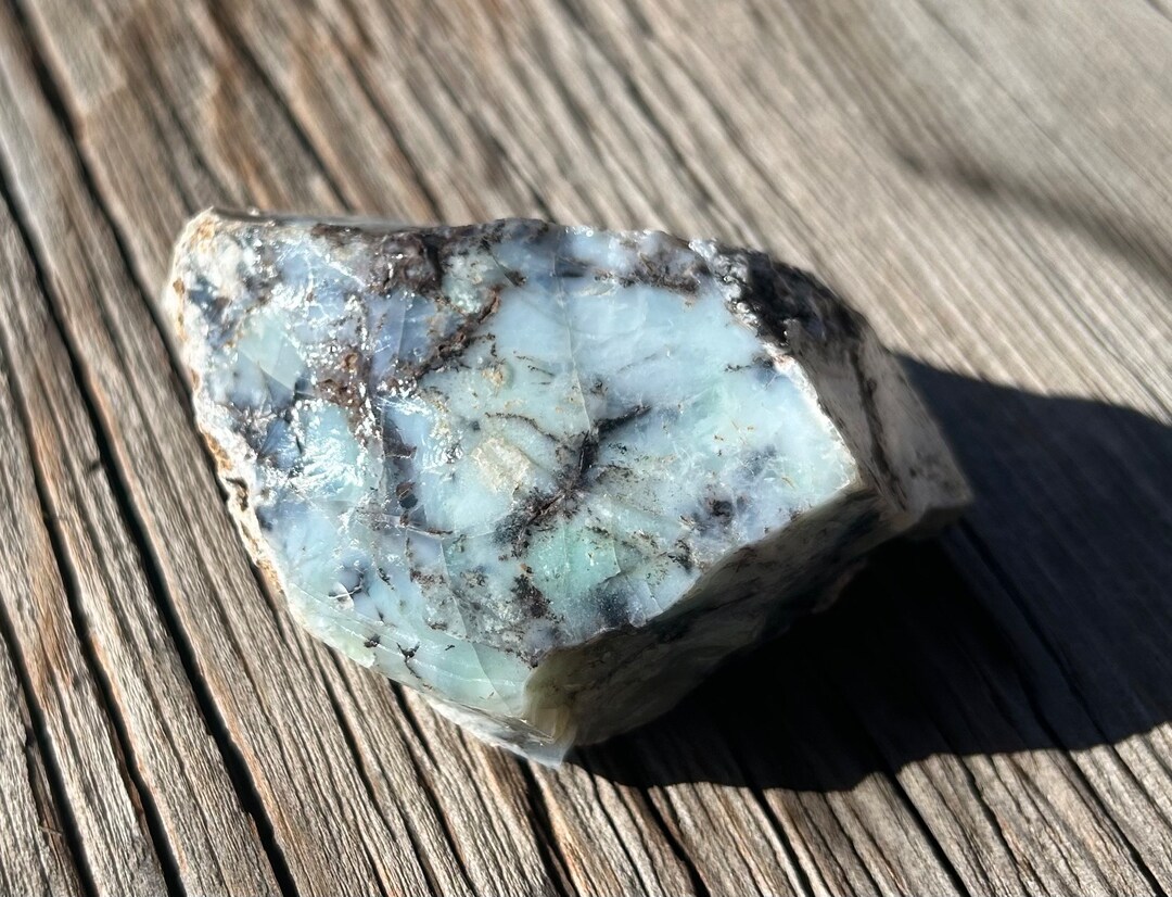 Mount Shasta Sacred Siskiyou Blue Opal Museum Grade Raw Rare Specimen 4 ...
